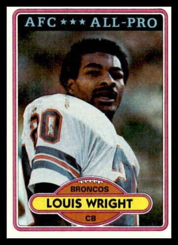 1980 Topps #90 Louis Wright Denver Broncos | eBay