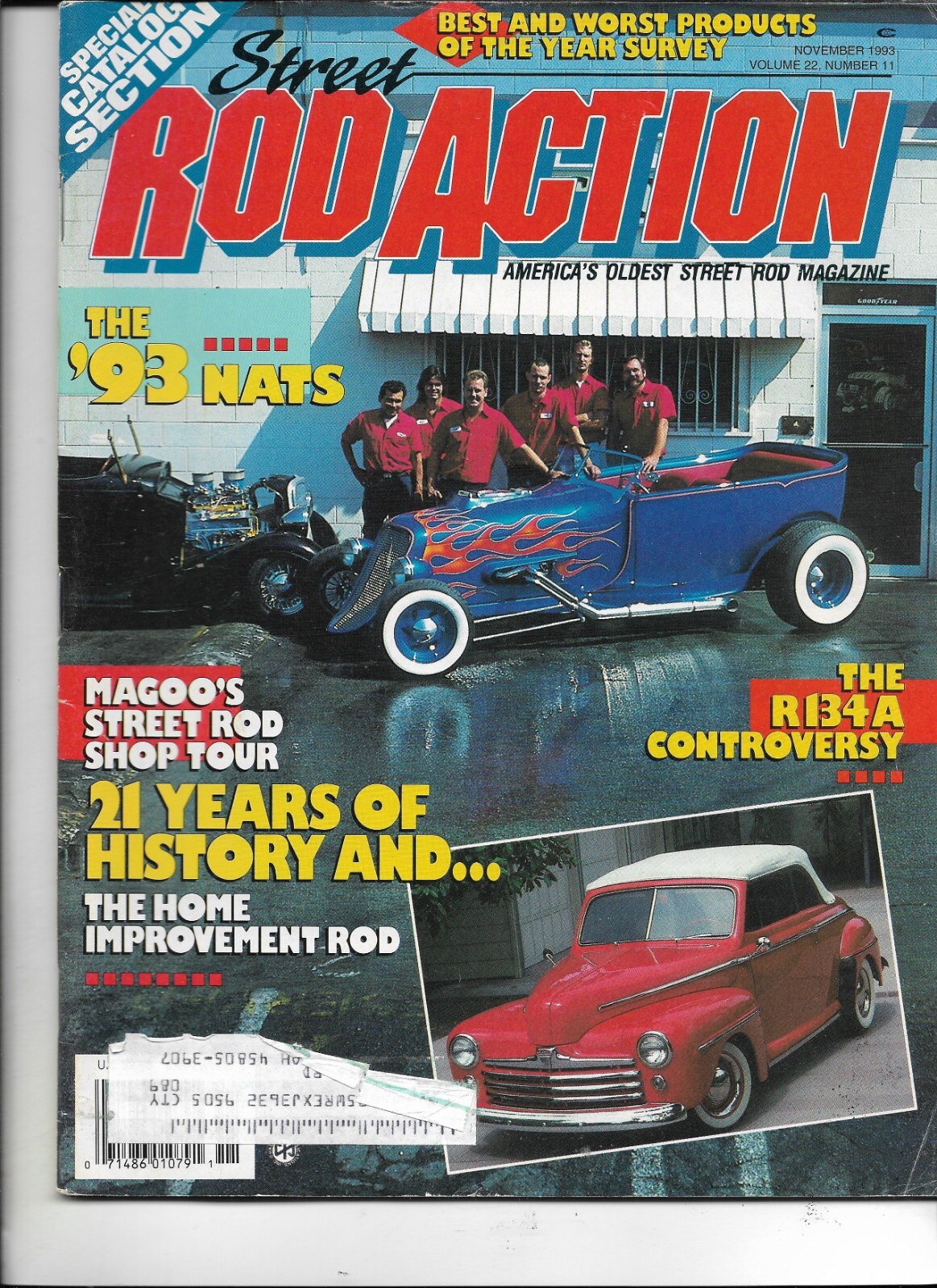 STREET ROD ACTION MAGAZINE-----NOVEMBER 1993 | eBay