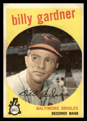 1959 Topps Billy Gardner #89 Baltimore Orioles Baseball Card | eBay