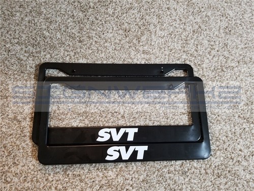 Ford SVT License Plate Frame Ford Racing - Pair | eBay