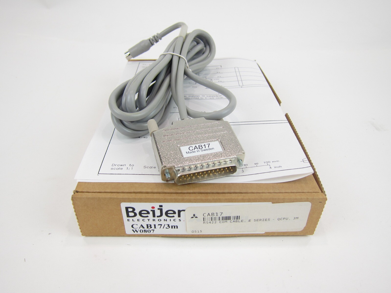 New Beijer Electronics CAB17 3M HMI Cable | eBay