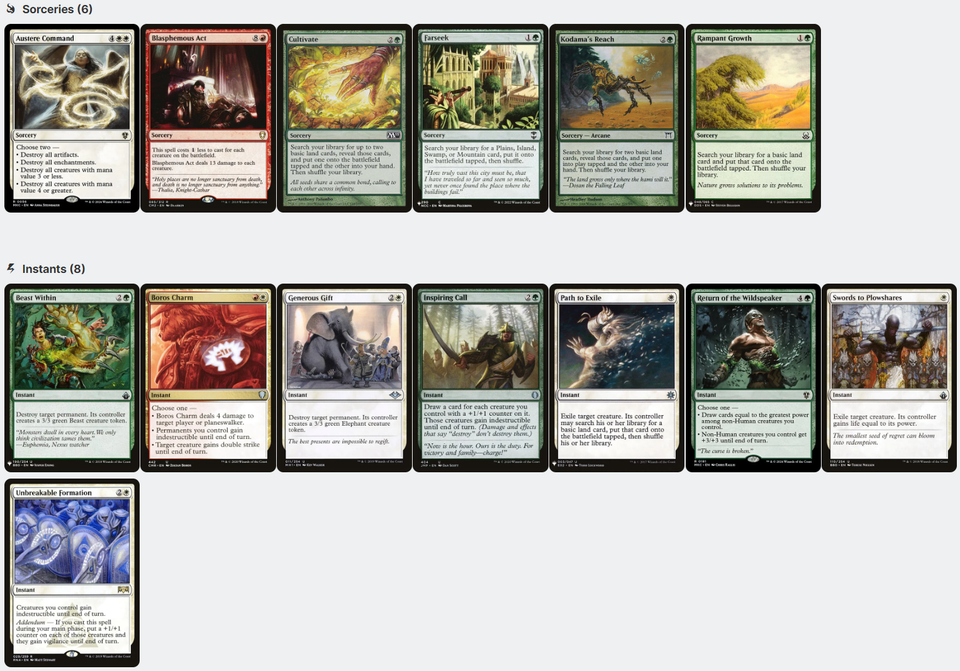 Voja, Jaws of the Conclave ELVES AND WOLVES Magic MTG Custom Commander ...