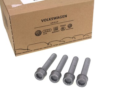 4x Original Audi VW Skoda Seat Schrauben Bremssattel Bremsträger Golf ...