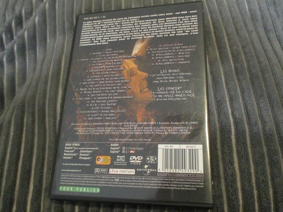 DVD "OZZFEST : 10EME ANNIVERSAIRE" | eBay