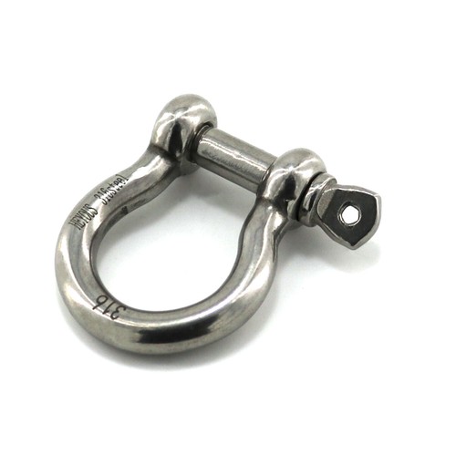5/16 Clevis Pin D Ring Shackle Bow Anchor 316 Stainless steel Heavy ...