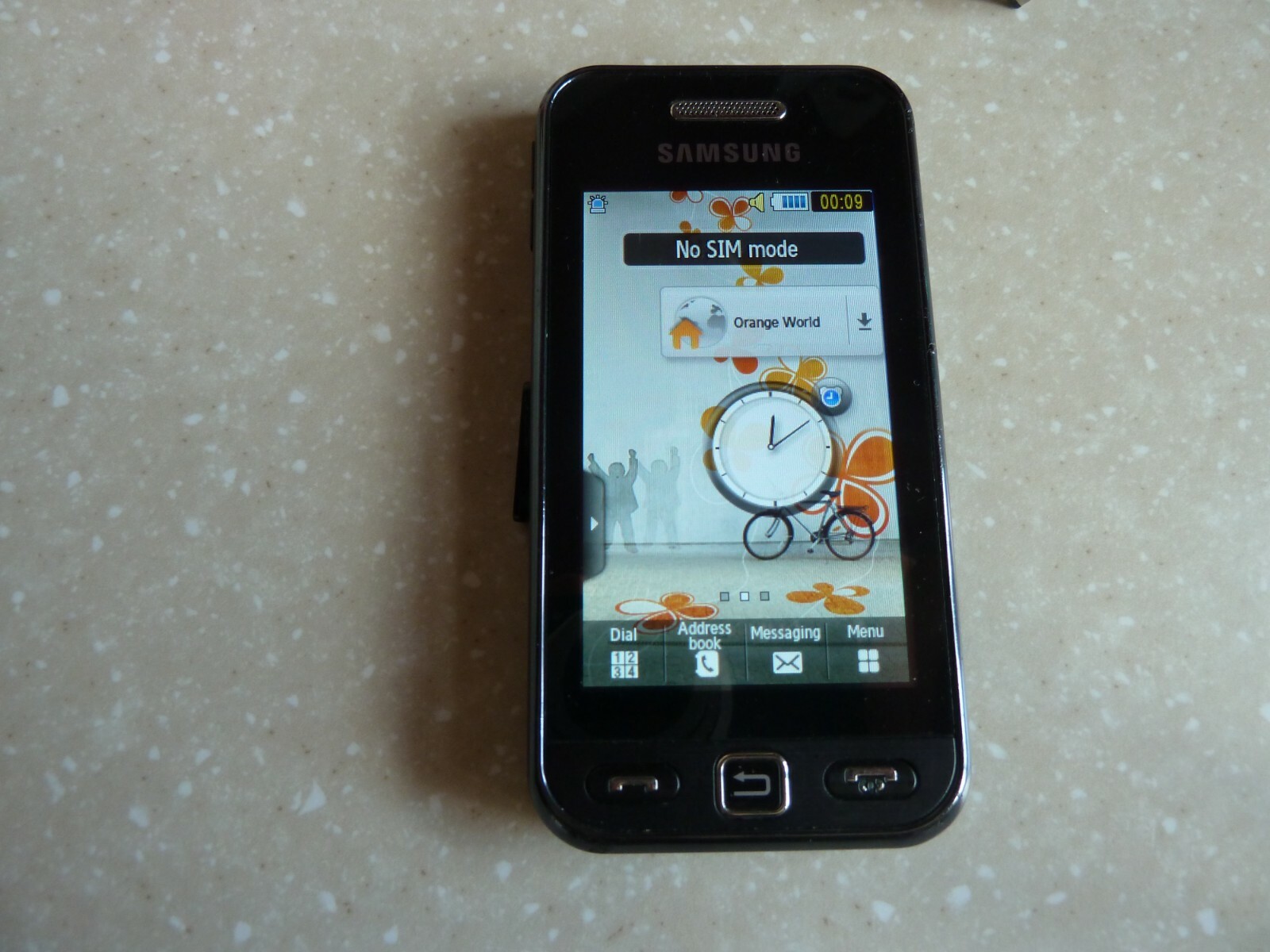 Samsung+Tocco+S5230+Lite+-+Noble+Black+%28Orange%29+Smartphone for sale ...