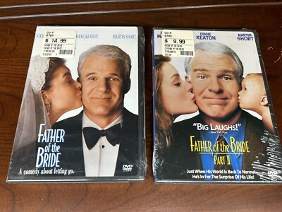 Father of the Bride I & II NEW SEALED DVD Steve Martin Diane Keaton ...