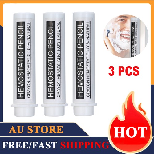 3PCS Pen Type Styptic Pencils Set Bloodstone Stops Cuts Bleeding ...