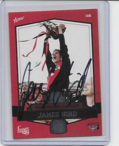 LIMITED EDITION PREMIERS CAPTAIN HAND SIGNED BY JAMES HIRD / MINT COND ...