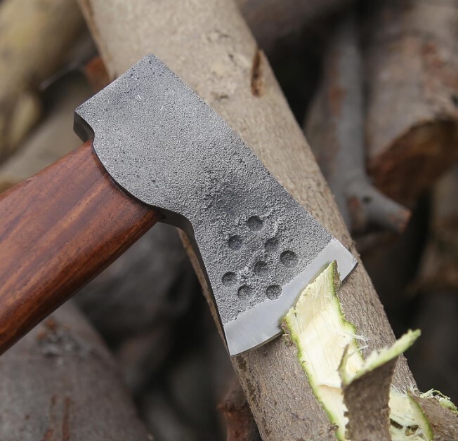 12" Handmade Hatchet Axe, Best for Woodworking, Camping, Hunting, with ...