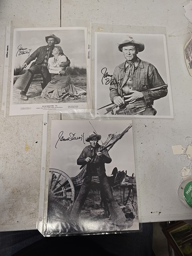 Lot Of 3 James Jimmy Stewart Autograph Photos | eBay