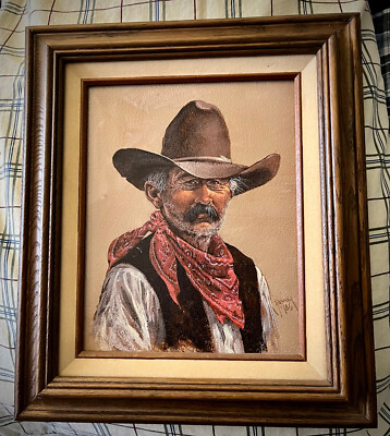 Ron Raymer Framed ORIGINAL Acrylic Painting Signed and Dated Feb 1986 ...