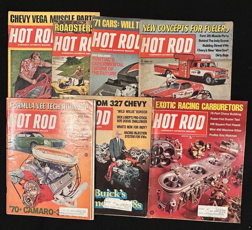 Lot Of 7 Popular Hot Rod Magazines From 1970 | eBay