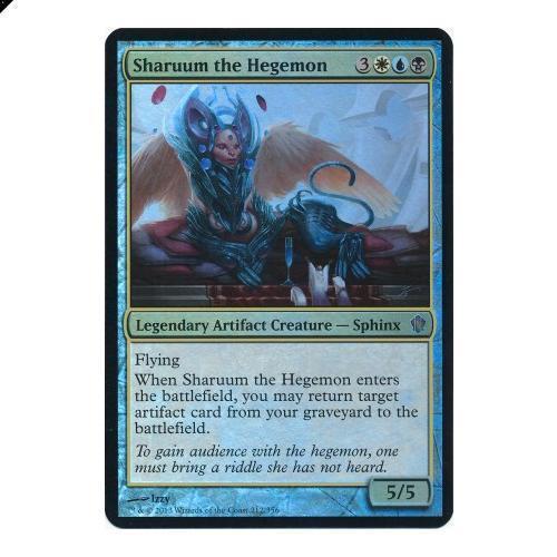 2xMagic The Gathering MTG Sharuum the Hegemon - Oversized Foil ...
