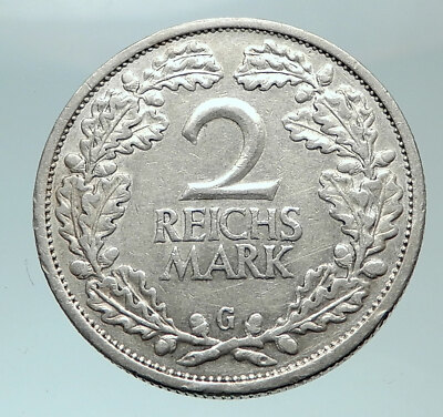 Germany - Antique Silver German Silver Eagle Coin