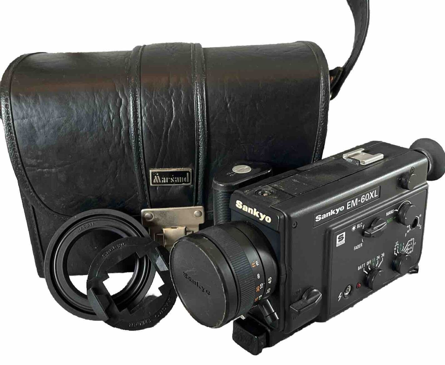 Sankyo EM-60XL Super 8 Camera 7.5mm-45mm f/ 1.2 Macro Lens w/ Marsand ...
