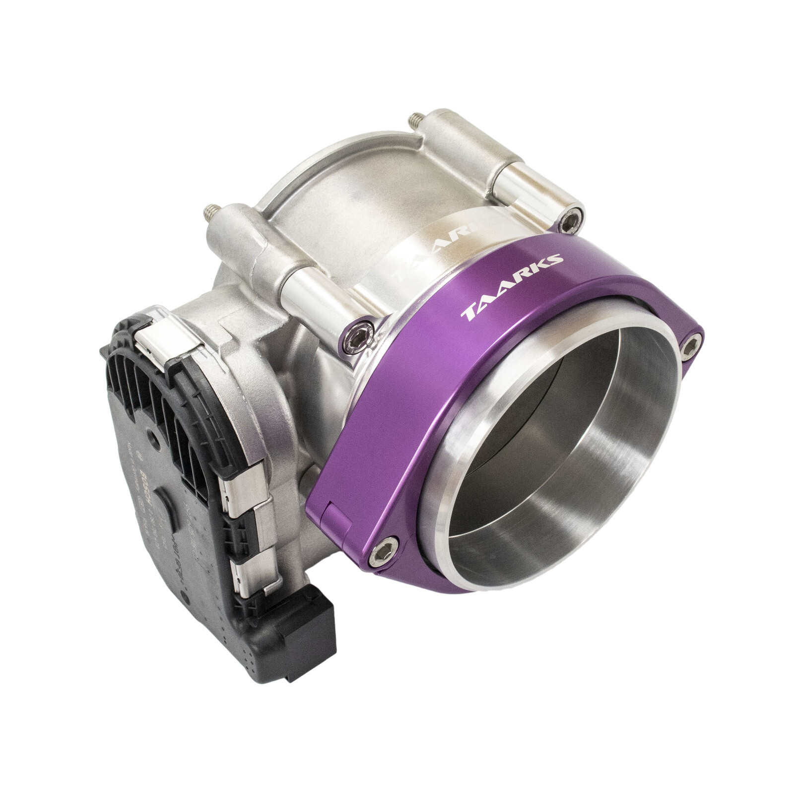Bosch 74mm Throttle Body 3" Clamp Adapter SIL, Purple Clamp & Stainless ...