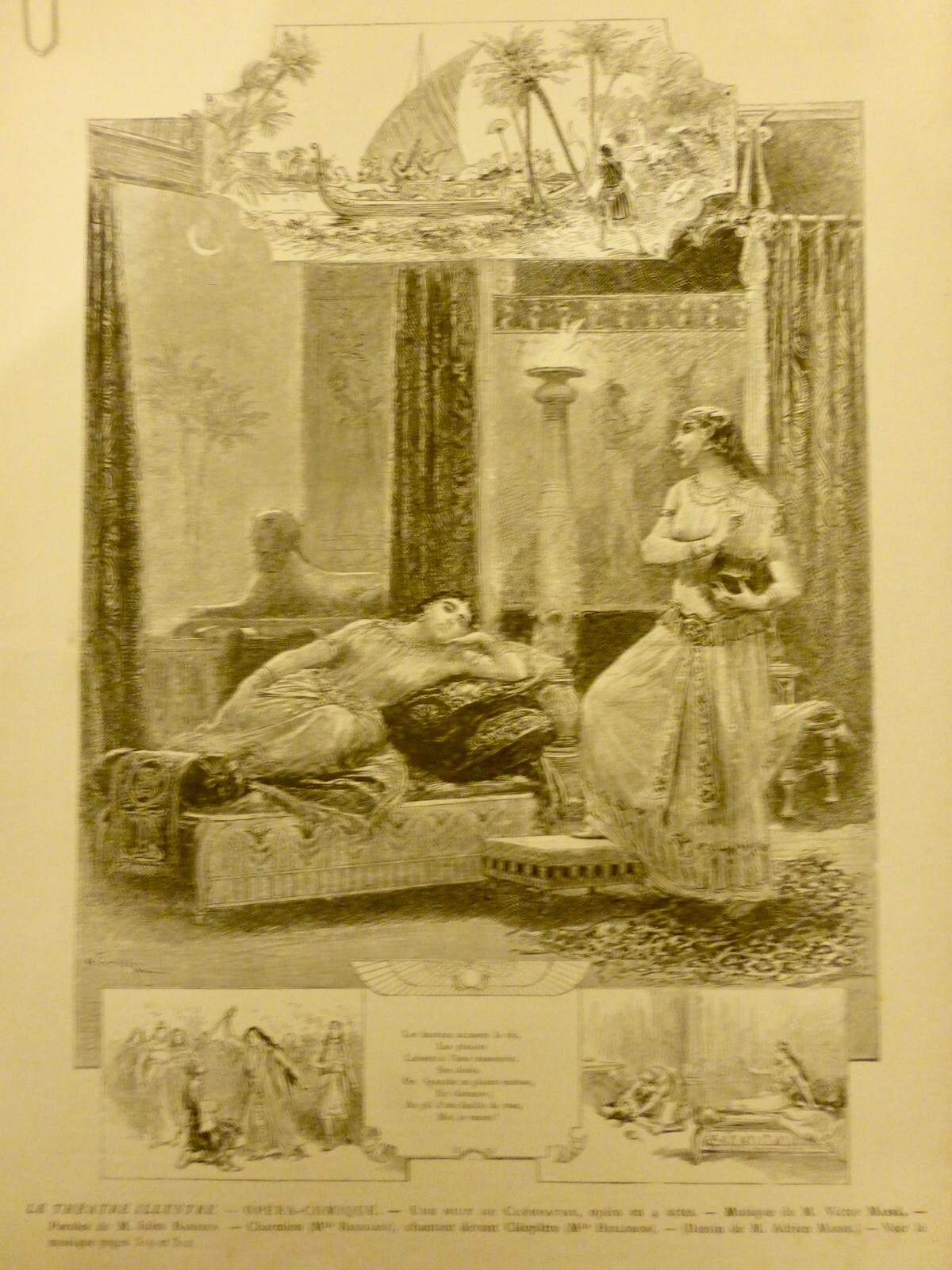 1885 Cleopatra Theatre Opera Charmion Chant 1 Ancient Journal | eBay UK