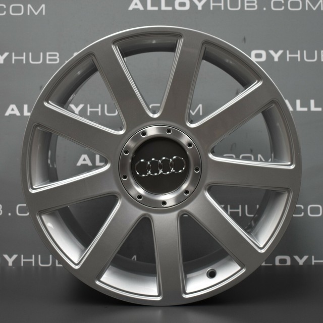 Genuine AUDI TT Mk1 9 Spoke Ronal 18" Inch Silver Alloy Wheels X4 ...