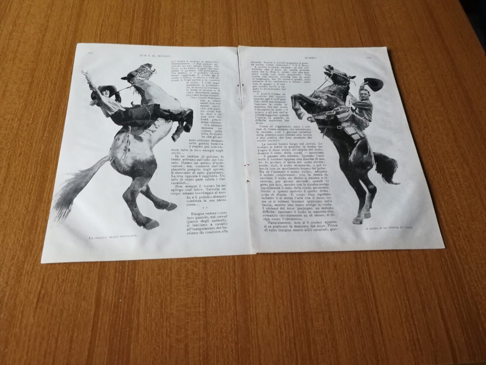 1927 RODEO COWBOYS NEW YORK SHOW MABEL STRICKLAND COWGIRL VINTAGE D ...