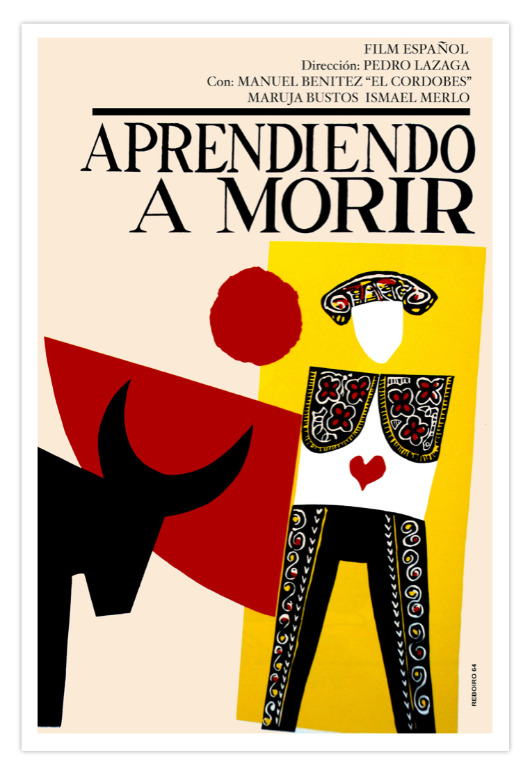 Movie Poster for film.TORERO.Bullfighter art.Home room wall decoration ...