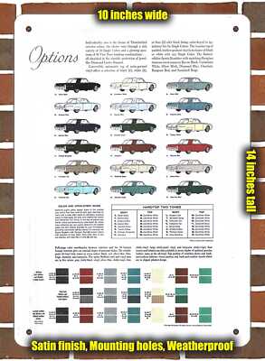 Metal Sign - 1962 Ford Thunderbird (Sign Variant #14) | eBay