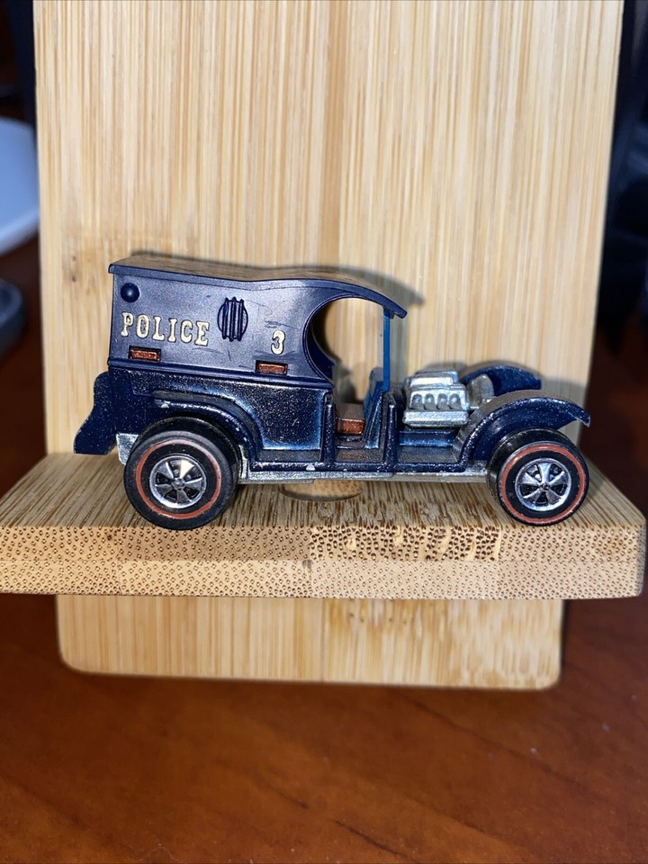 Hot Wheels Redlines Paddy Wagon Police Hot Rod, 1969 USA Vintage Die ...