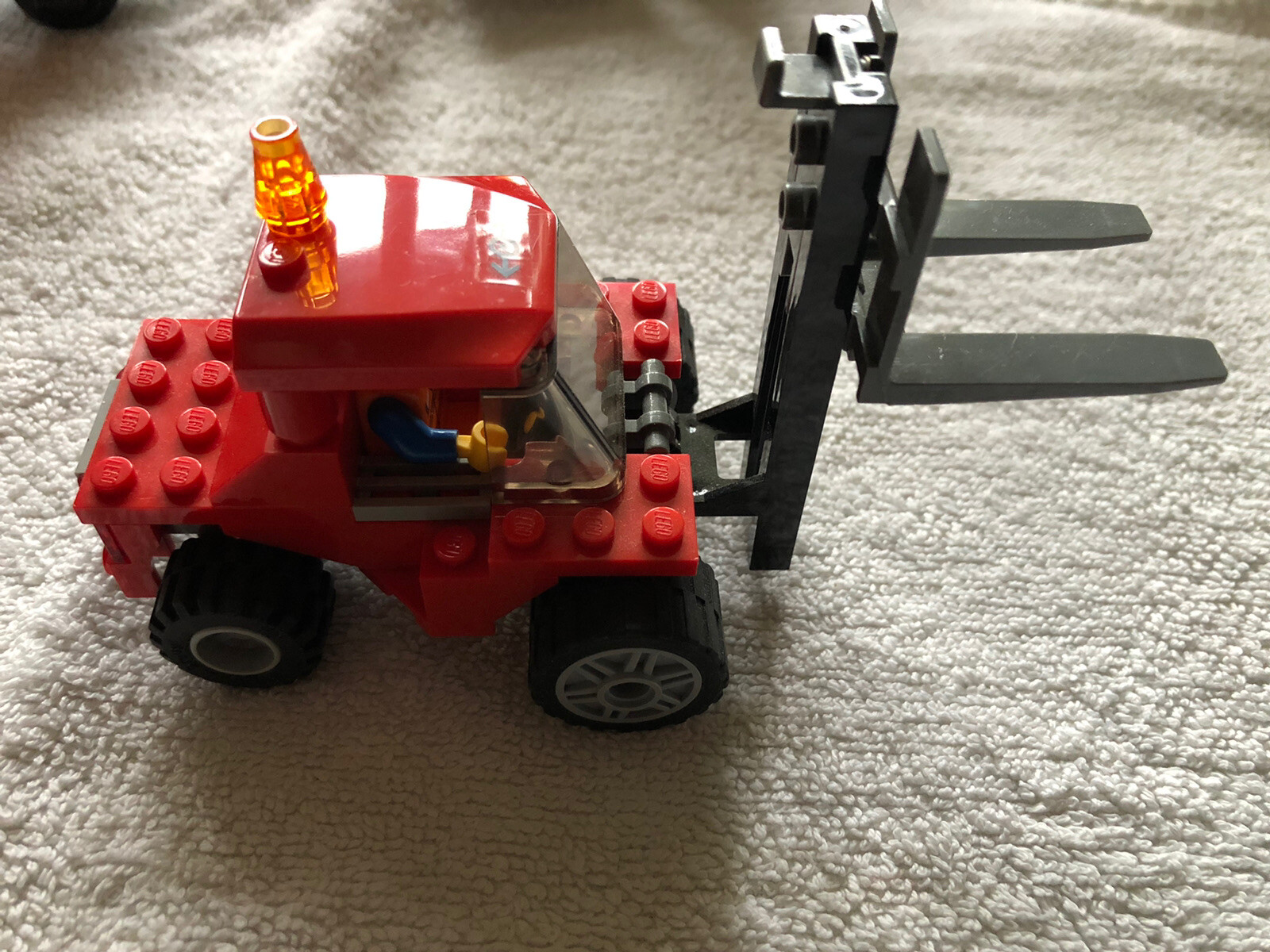 Lego Forklift Truck With Accessories From Train Set 7898 | eBay UK