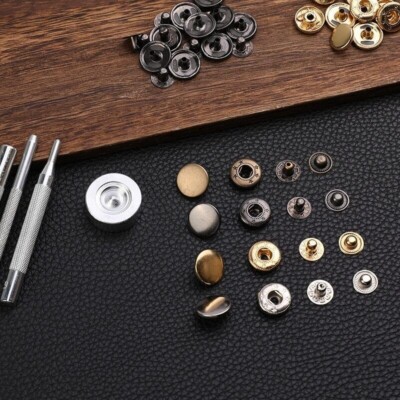 10mm Metal Press Stud Snap Button Popper Fastener With 4 Tool for ...