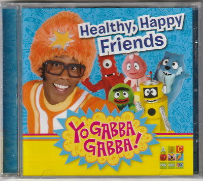 Yo Gabba Gabba Healthy Happy Friends ABC For Kids CD Brand New and ...