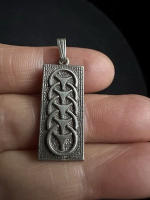 Vintage Edinburgh Hallmark Sterling Silver Celtic Pendant | eBay Australia