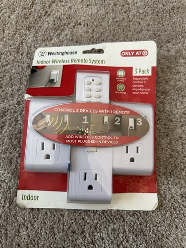 Brand New Westinghouse Indoor Wireless Remote System WHITE 3 Pack 1 ...