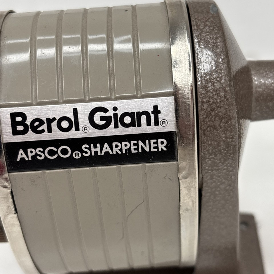 Berol Giant APSCO Standard School Pencil Sharpener Vintage | eBay