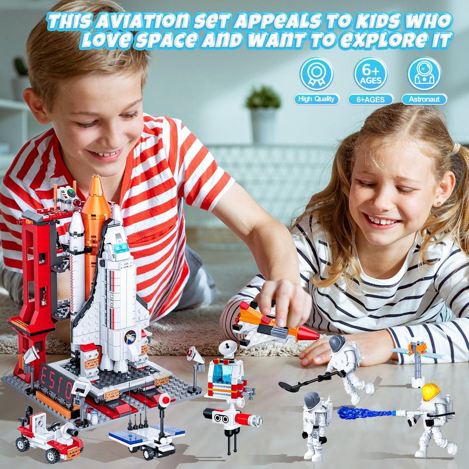 Space Exploration Shuttle Toys for 6 7 8 9 10 11 12 Year Old Kids ...