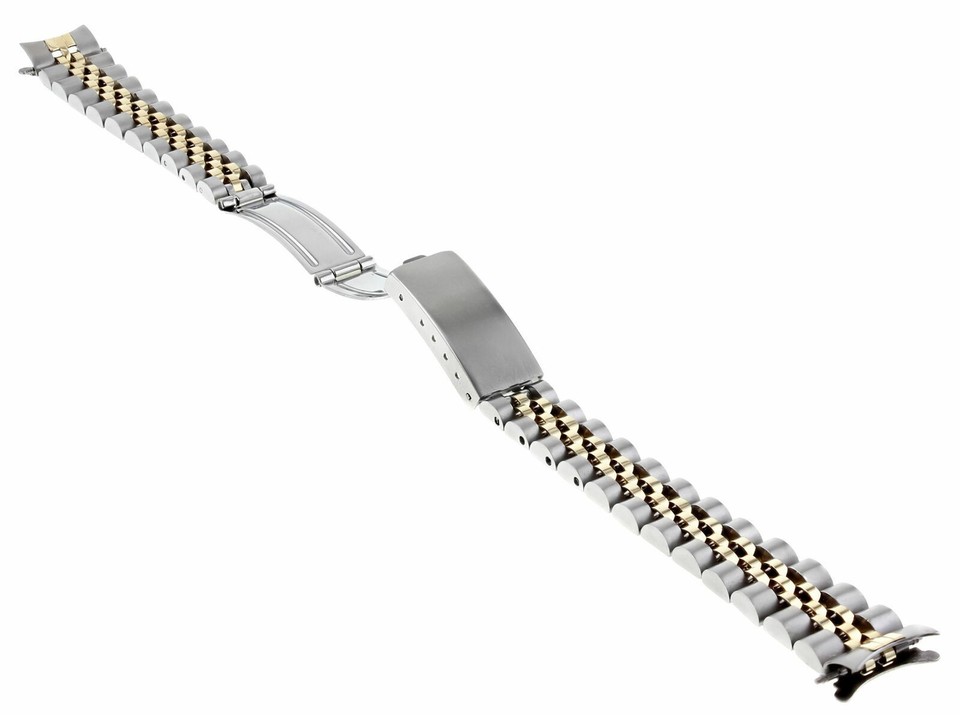 13MM Ladies Two Tone Jubilee Watch Band Strap For Rolex 13MM Heavy ...