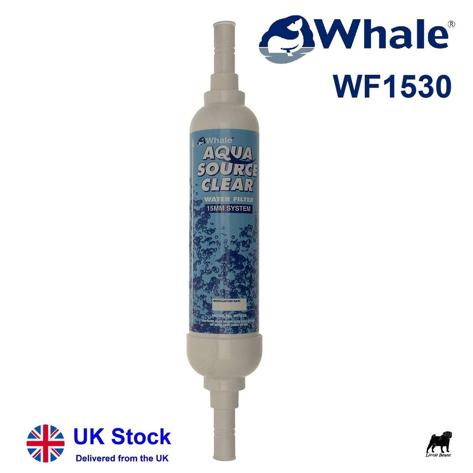 WHALE Aquasource Filter Inline Fresh Water Filter 15mm Caravan ...