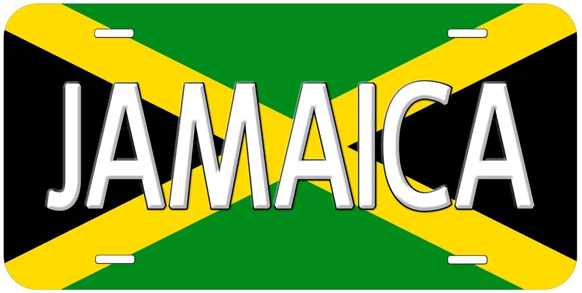 Jamaica Flag Car Jamaica Fringy Window Hanging Flag 4x6 Inch Anley