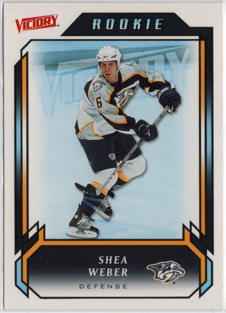 2006-07 Upper Deck Victory Shea Weber Rookie Card #215 | eBay