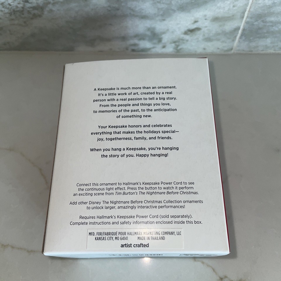 NIB 2021 Hallmark LOCK SHOCK AND BARREL ~ The Nightmare Before ...