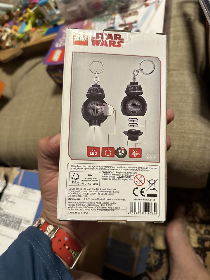 LEGO - Star Wars: BB-9E LED Key Light - Black/White/Silver NEW! | eBay