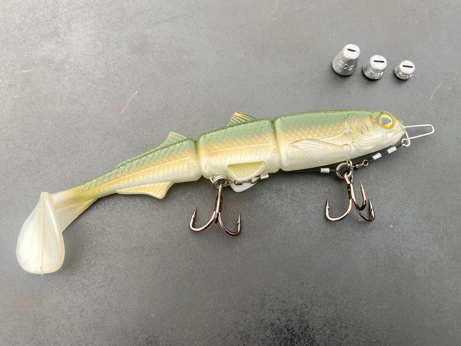 Mulloway jewfish Soft plastic lure Murray cod large fishing swimbait | eBay