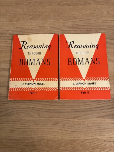 J Vernon McGee Thru The Bible Reasoning Through Romans Part 1 & 2 | eBay
