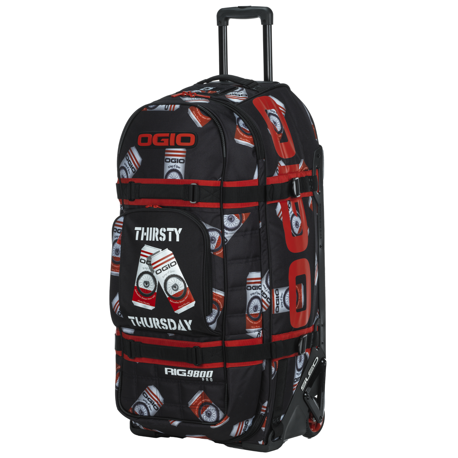 OGIO RIG 9800 PRO Thirsty Thursday Luggage Wheeled Gear Bag with MX ...