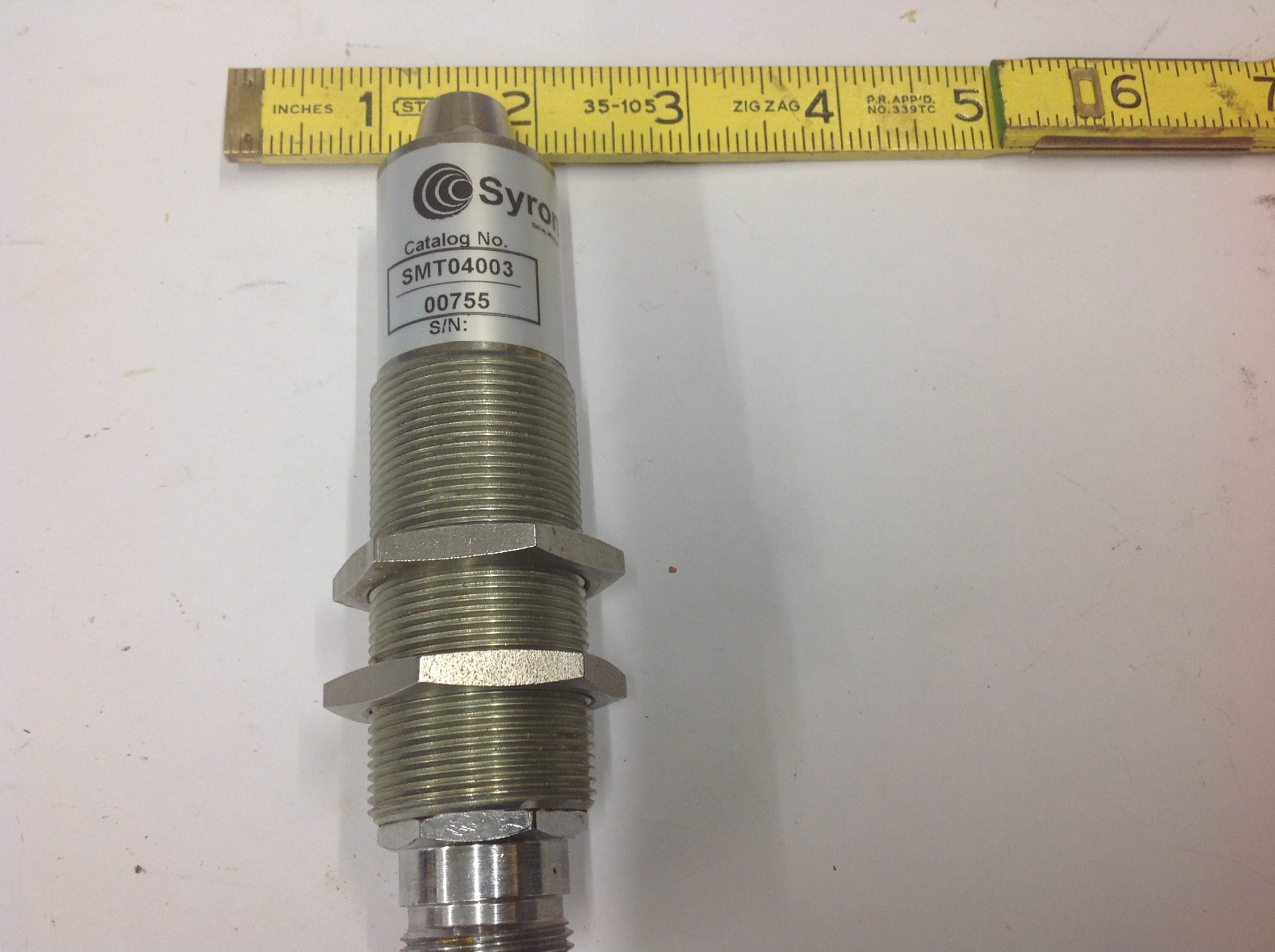 SYRON SMT-04003 MONITOR SENSOR 4 POLE FEMALE 3 POLE MALE 20/140VAC 500 ...