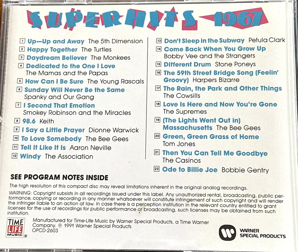 TIME LIFE: SUPERHITS AM Gold 1962 - 1973 Pick your CD Excellent - Mint ...
