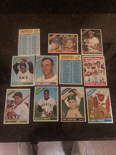 1966 Topps Baseball Cards Complete Set-Ex+ | eBay