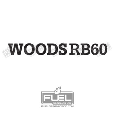 Woods RB60 Blade Box Scraper Landscape Equipment Premium Vinyl Decal | eBay