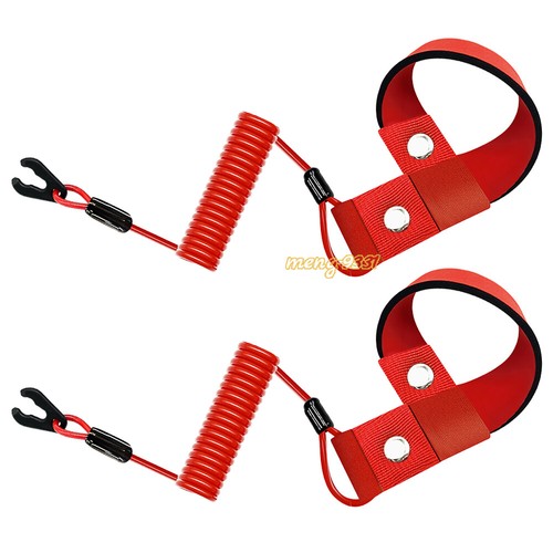 2X Stop Kill Safety Lanyard for Yamaha Jet Ski WaveRunner 500 1000 EX ...