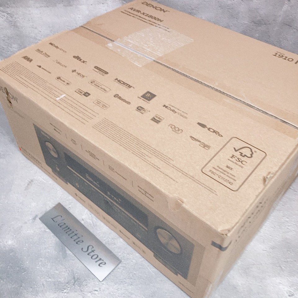 Denon AVR-X1800H 7.2 Channel AV Receiver 80W 8K AVRX1800H Ultra HD ...