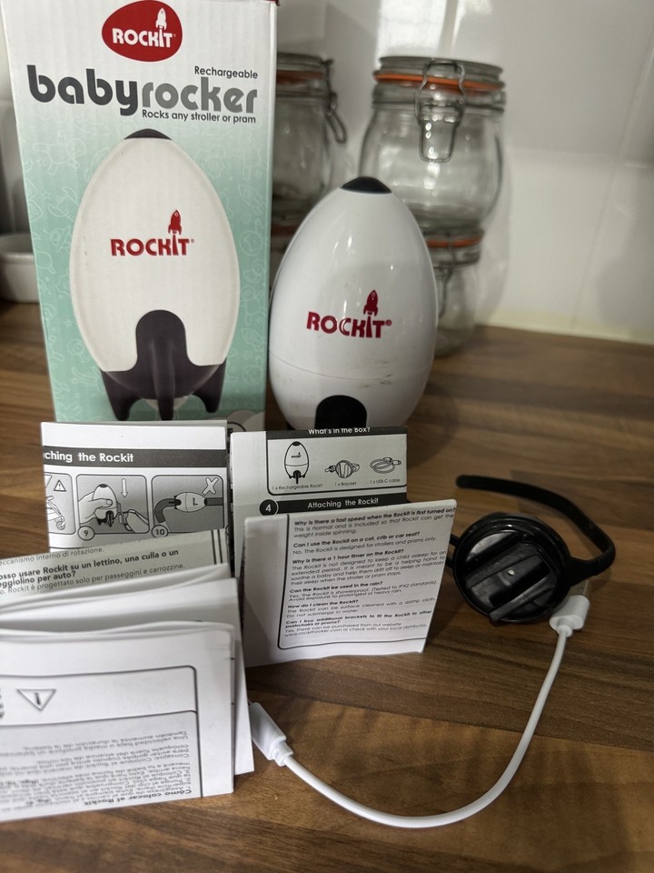 Rockit Baby Rocker Rechargeable Compatible with Pram, Stroller, Buggy ...